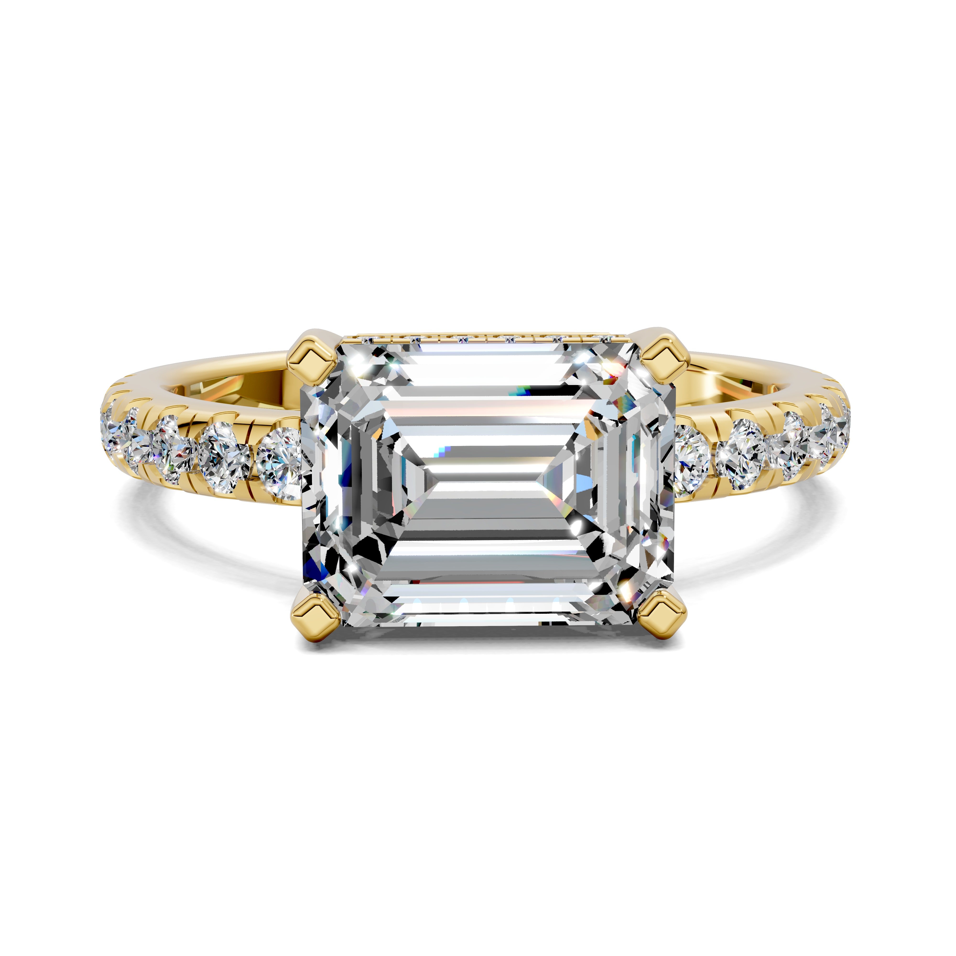 Jessica Pavé Diamond Engagement Ring – S.A.GEMS